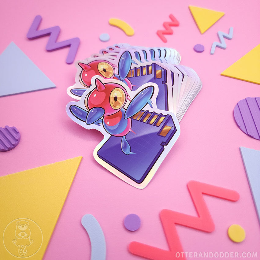 Porygon-Z Holographic Sticker